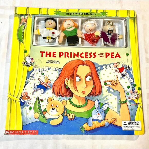 Scholastic | Other | The Princess And The Pea Book And Finger Puppets ...